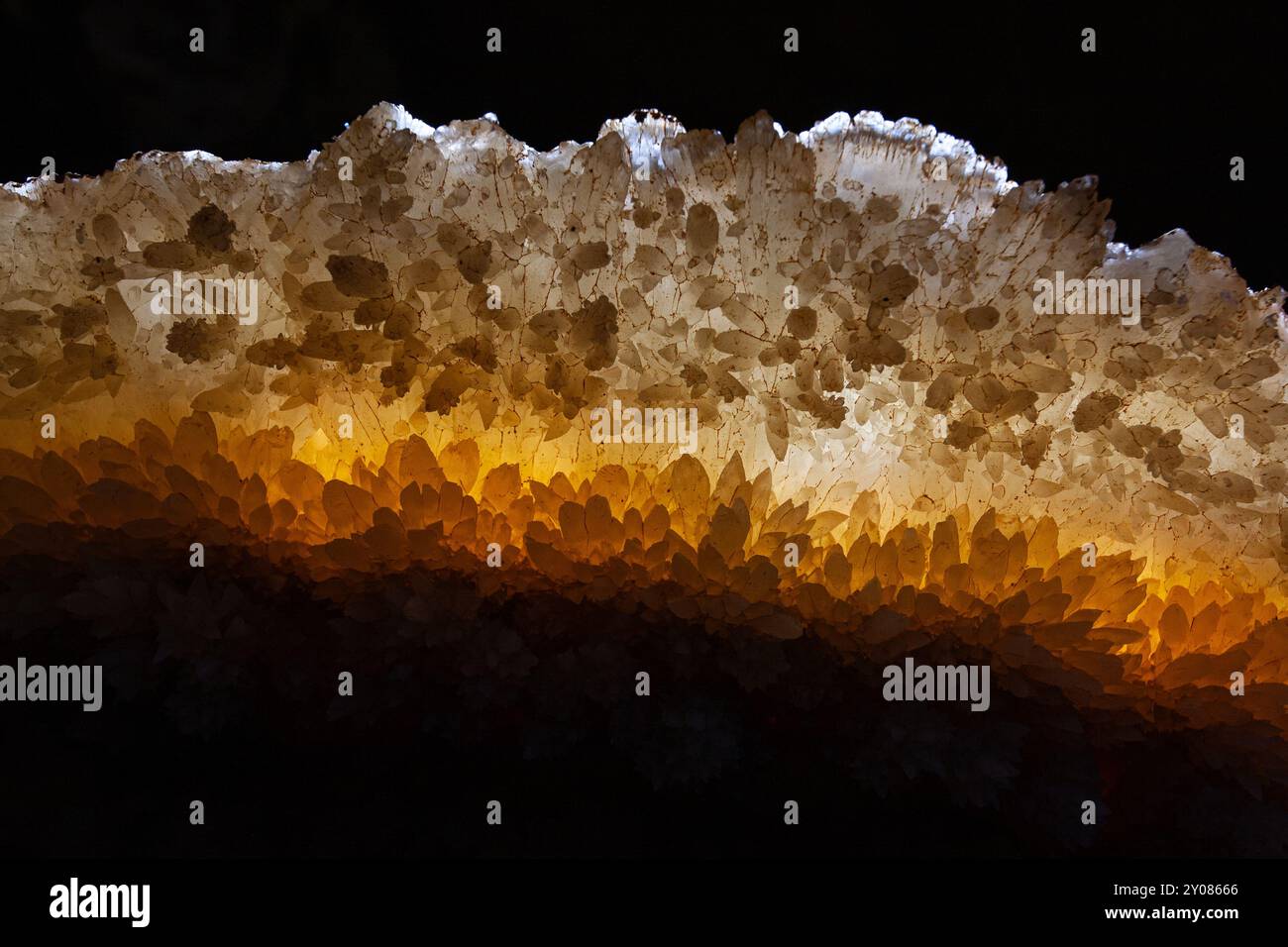 Close up of underground crystals Stock Photo - Alamy