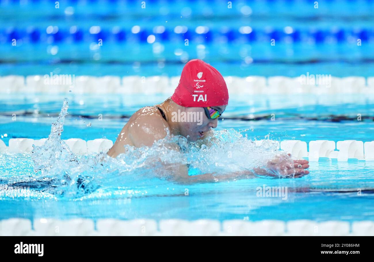 Great Britain's Alice Tai in action during the Women's 200m Individual ...