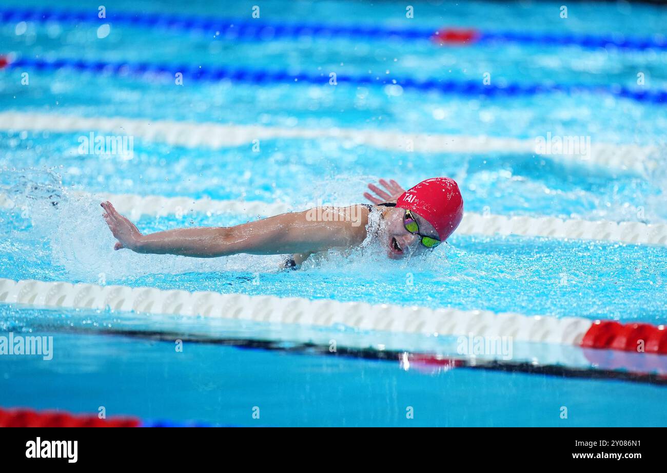 Great Britain's Alice Tai in action during the Women's 200m Individual ...
