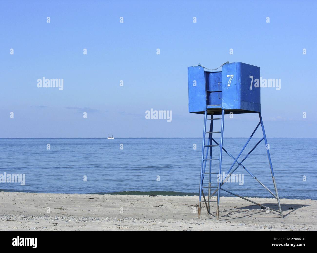 Watchtower on the beach Stock Photo - Alamy