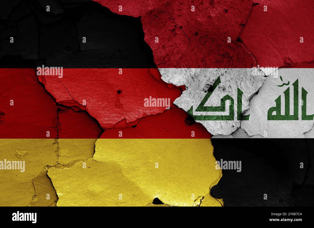 Iraq germany flag hi-res stock photography and images - Alamy