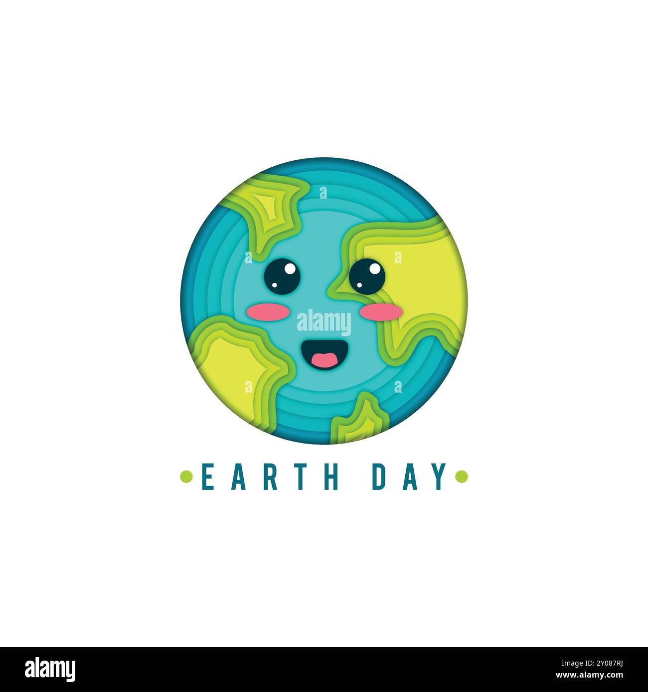 Earth Day Globe Illustration - Environmental Awareness Vector Stock ...