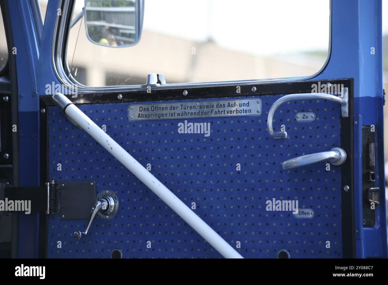 Rear view cars bus driving hi-res stock photography and images - Alamy