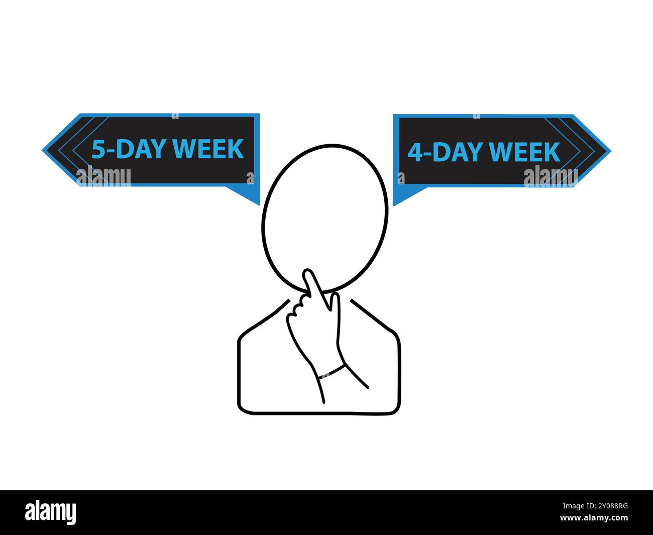 5 day work week Stock Vector Images - Alamy