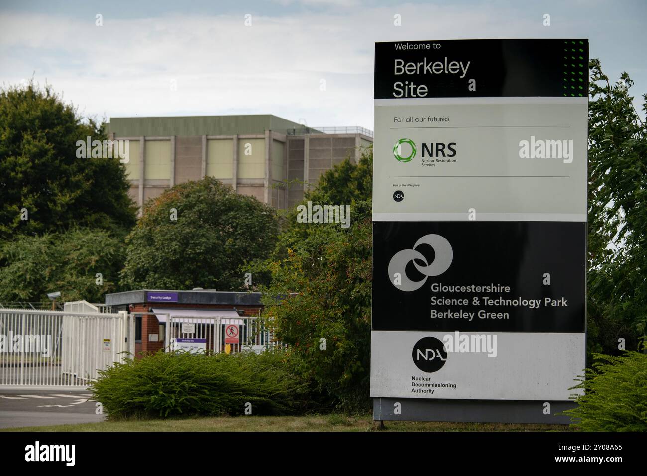 The former site of Berkeley Nuclear Power Station, Berkeley ...