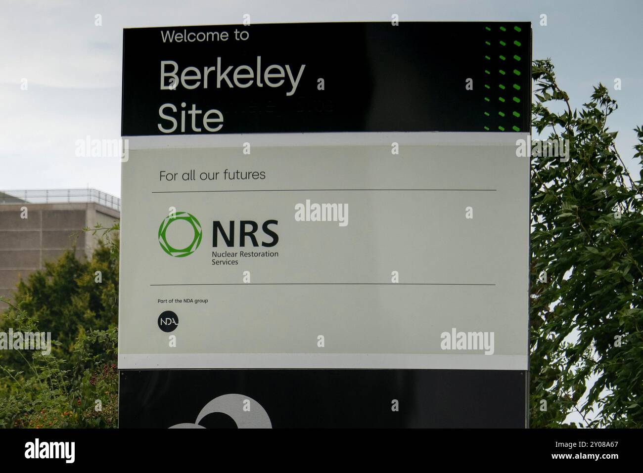 The former site of Berkeley Nuclear Power Station, Berkeley ...