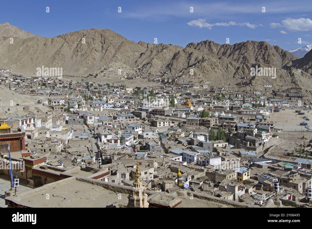 View of Leh, the capital of Ladakh, India, Asia Stock Photo - Alamy