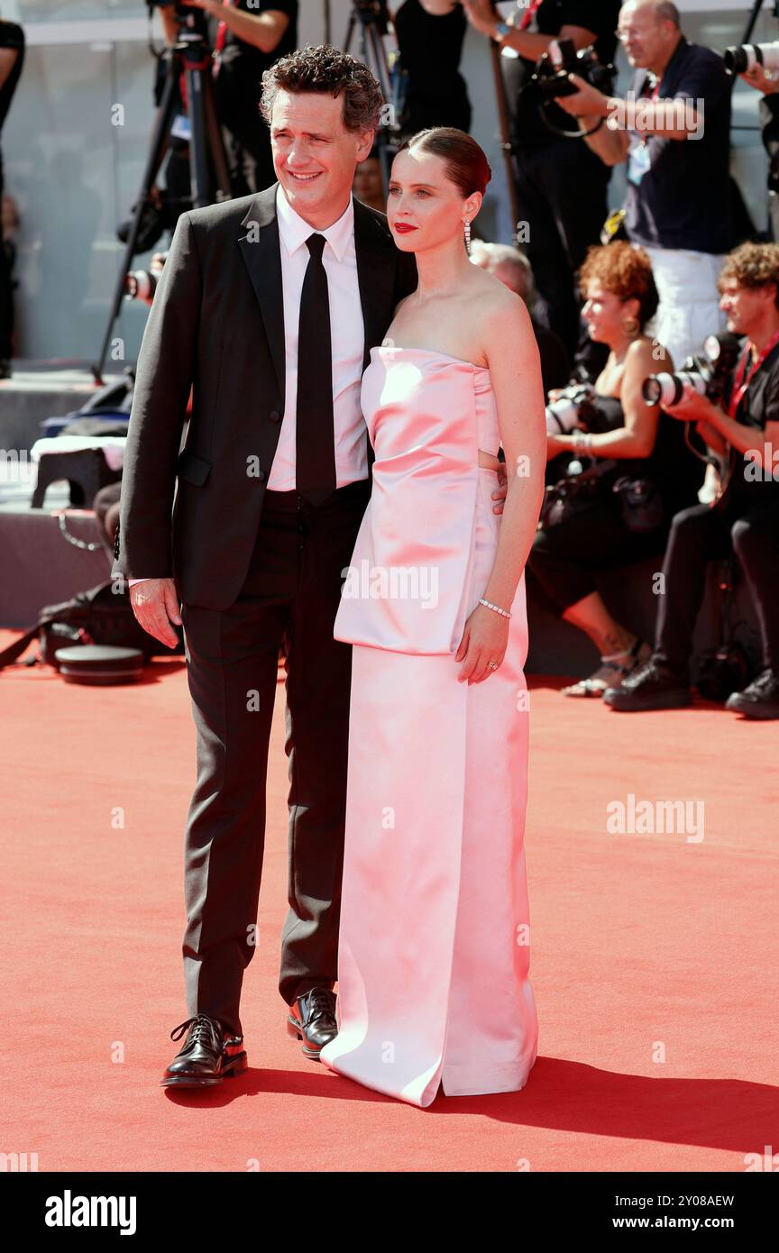 Charles Guard, mit Ehefrau Felicity Jones bei der Premiere des ...