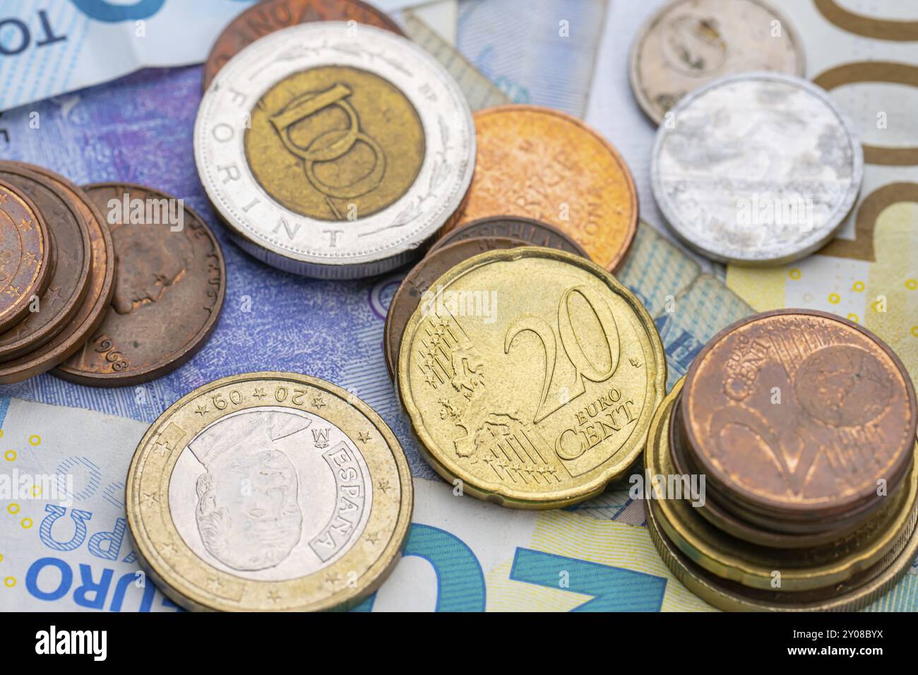 Bank notes countries currency different hi-res stock photography and ...