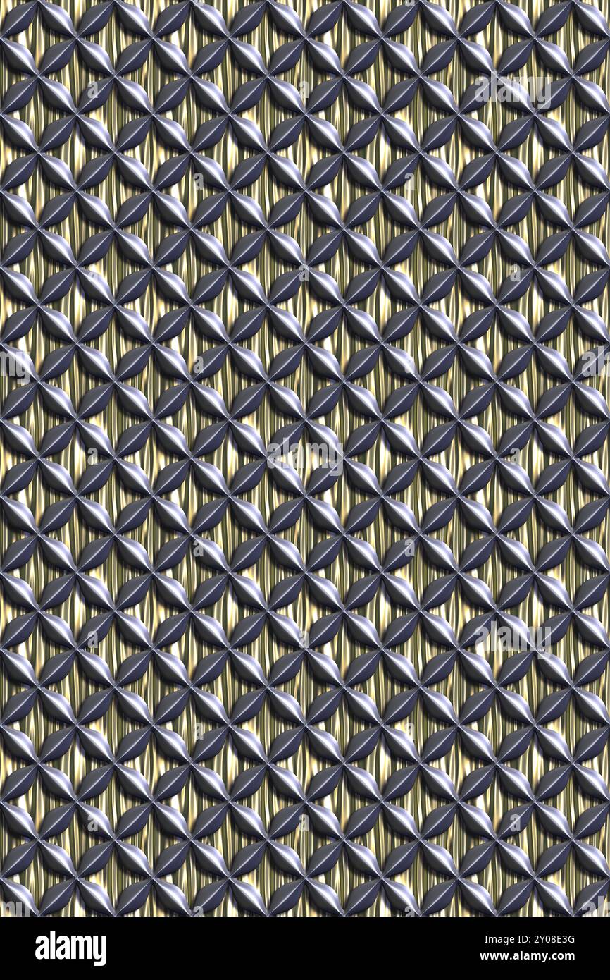 Seamless tileable metal decorative background pattern Stock Photo - Alamy