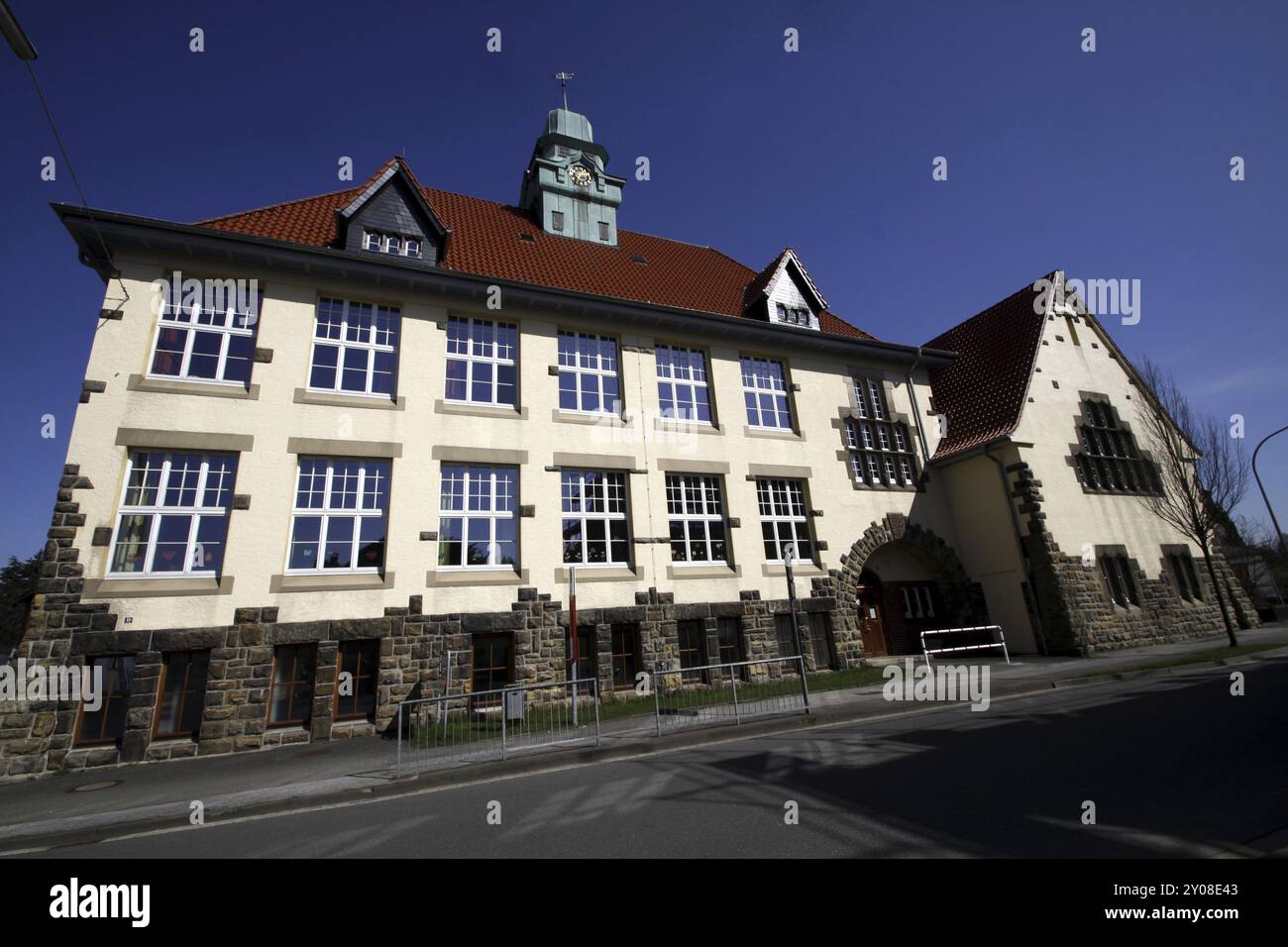 Tower school in Horn Stock Photo - Alamy