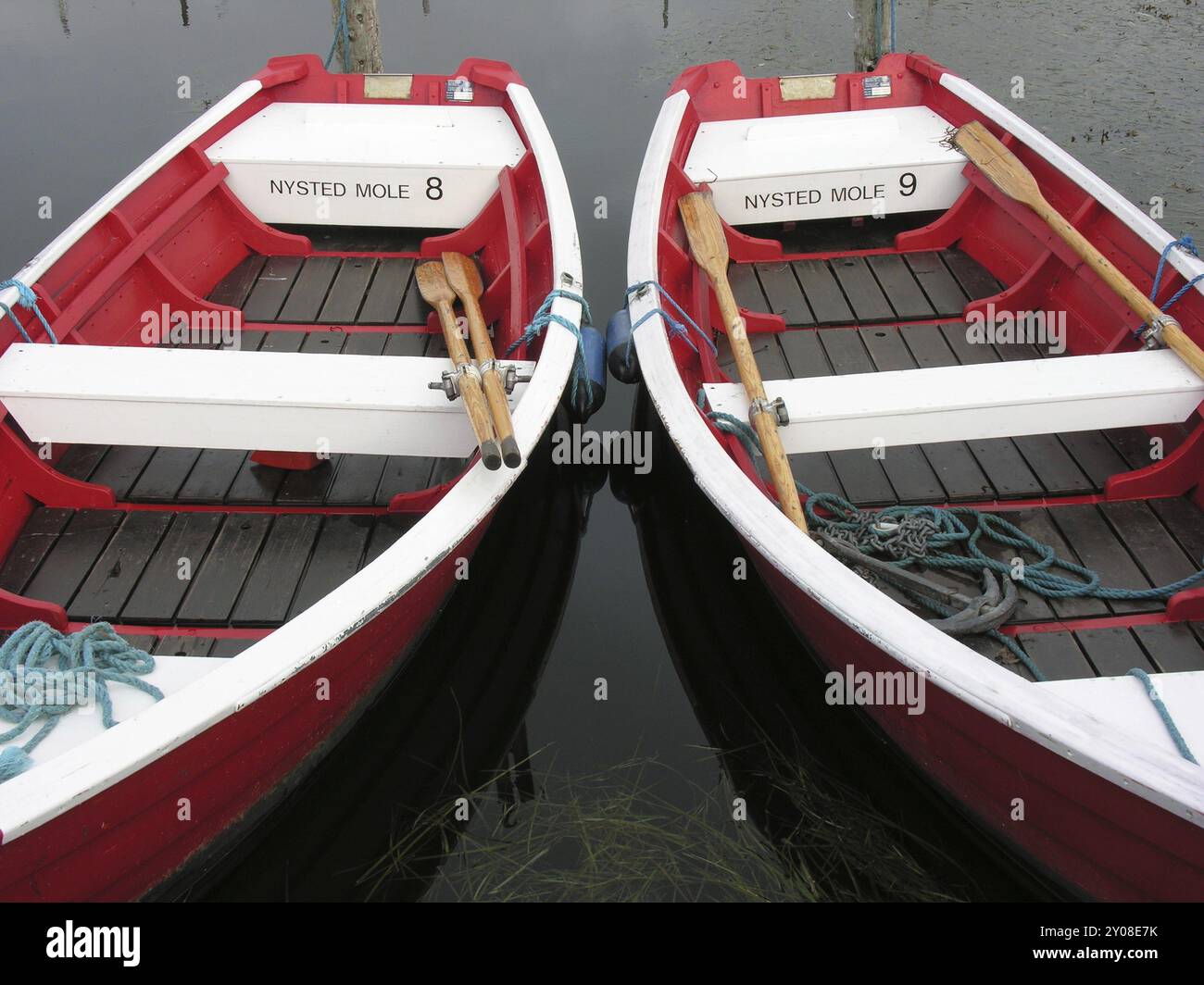 Empty recreational rowing boats hi-res stock photography and images - Alamy