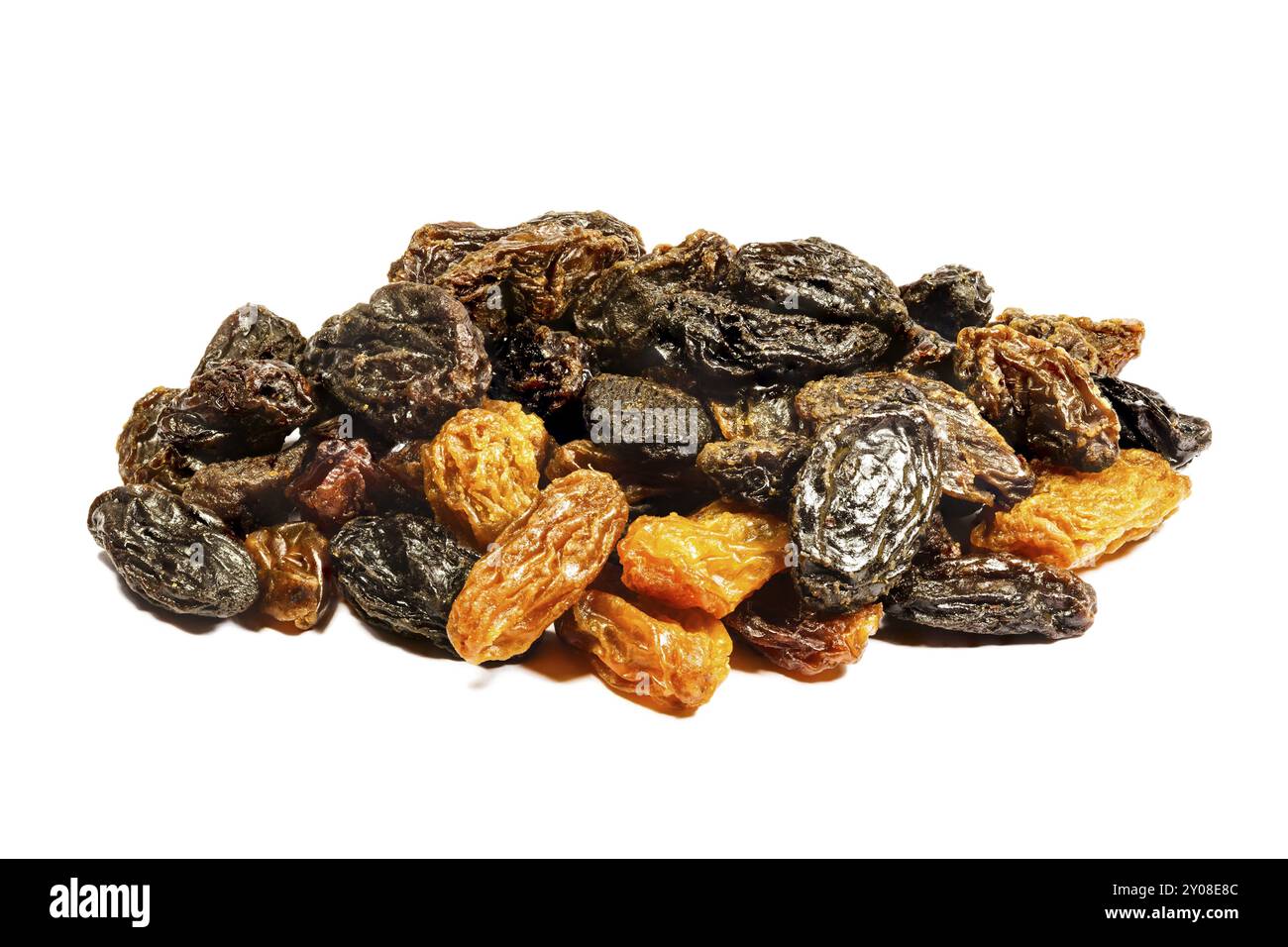 Raisin on white background Stock Photo - Alamy