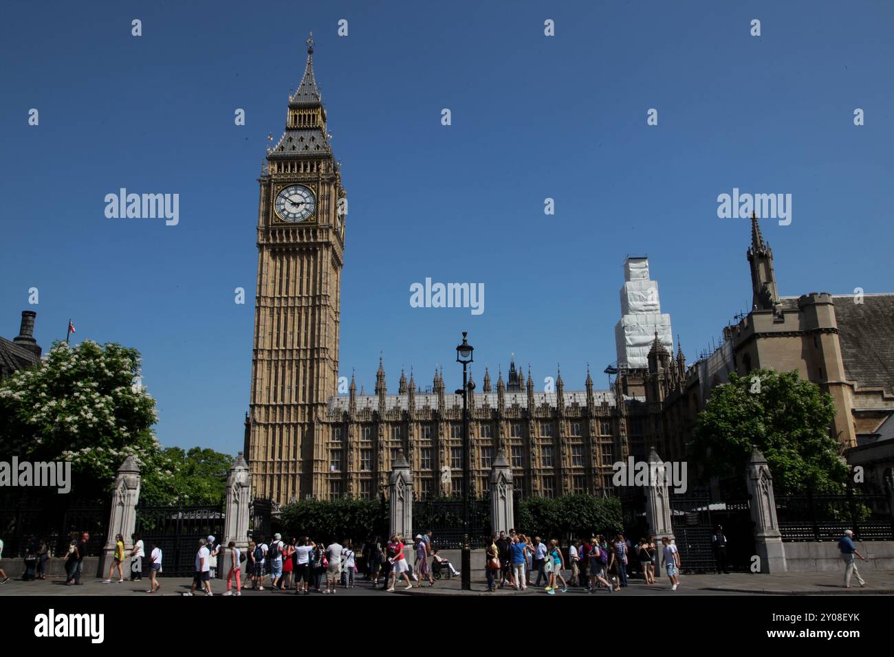 The Big Ben is the clock of the Westminster Palace tower in London. It ...
