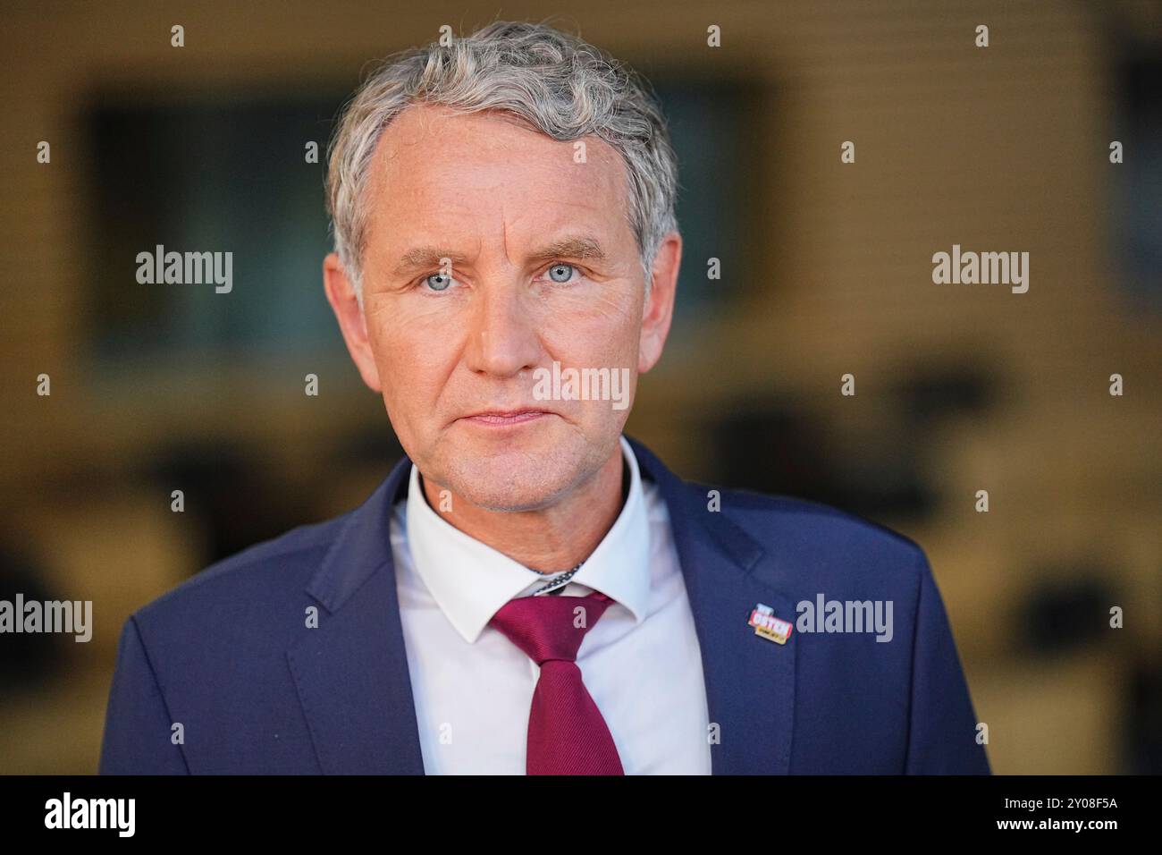Bjorn Hecke (AfD) after the publication of the first forecasts for the ...