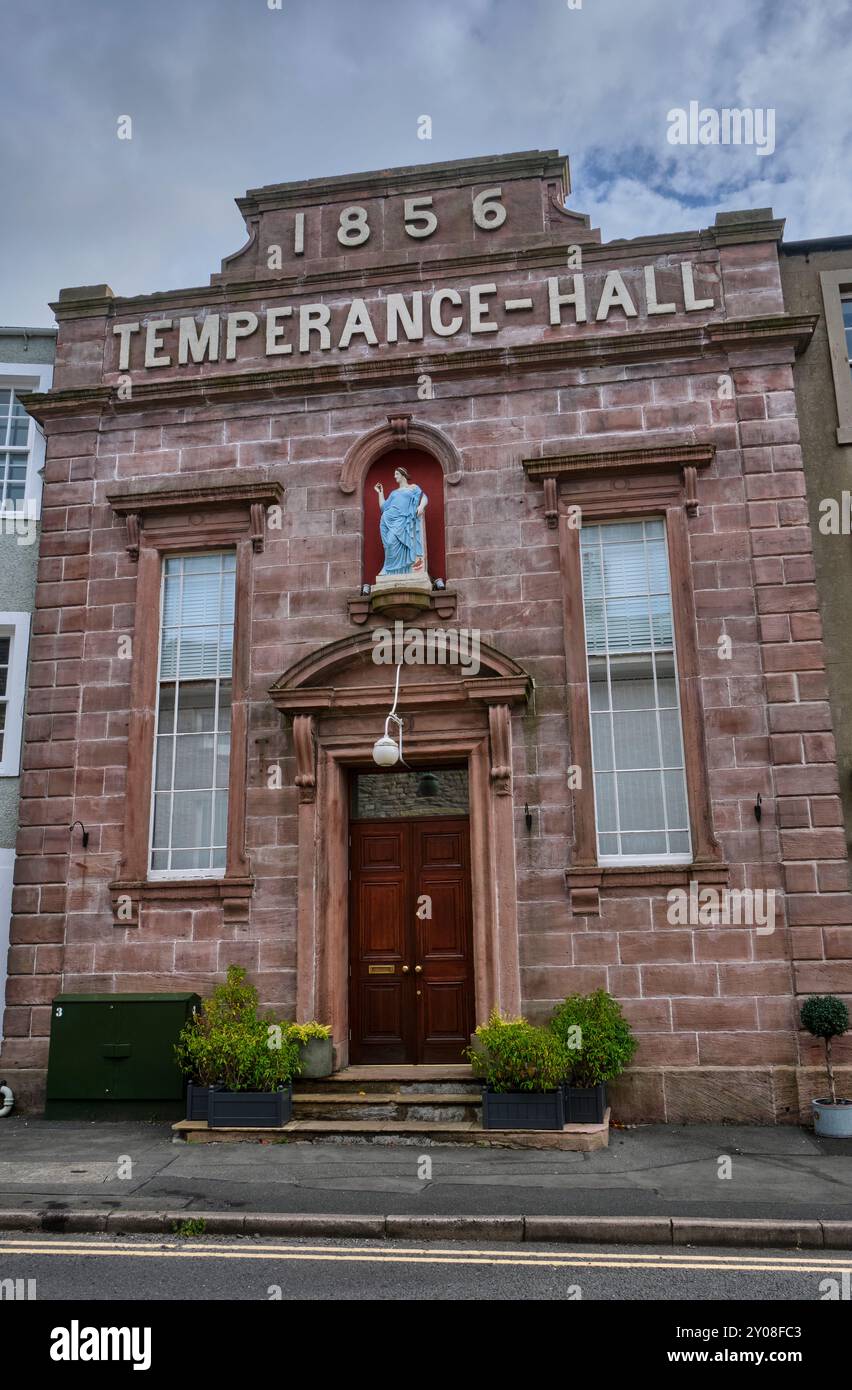 The Temperance Hall in Victoria Square, Kirkby Stephen, Cumbria Stock ...