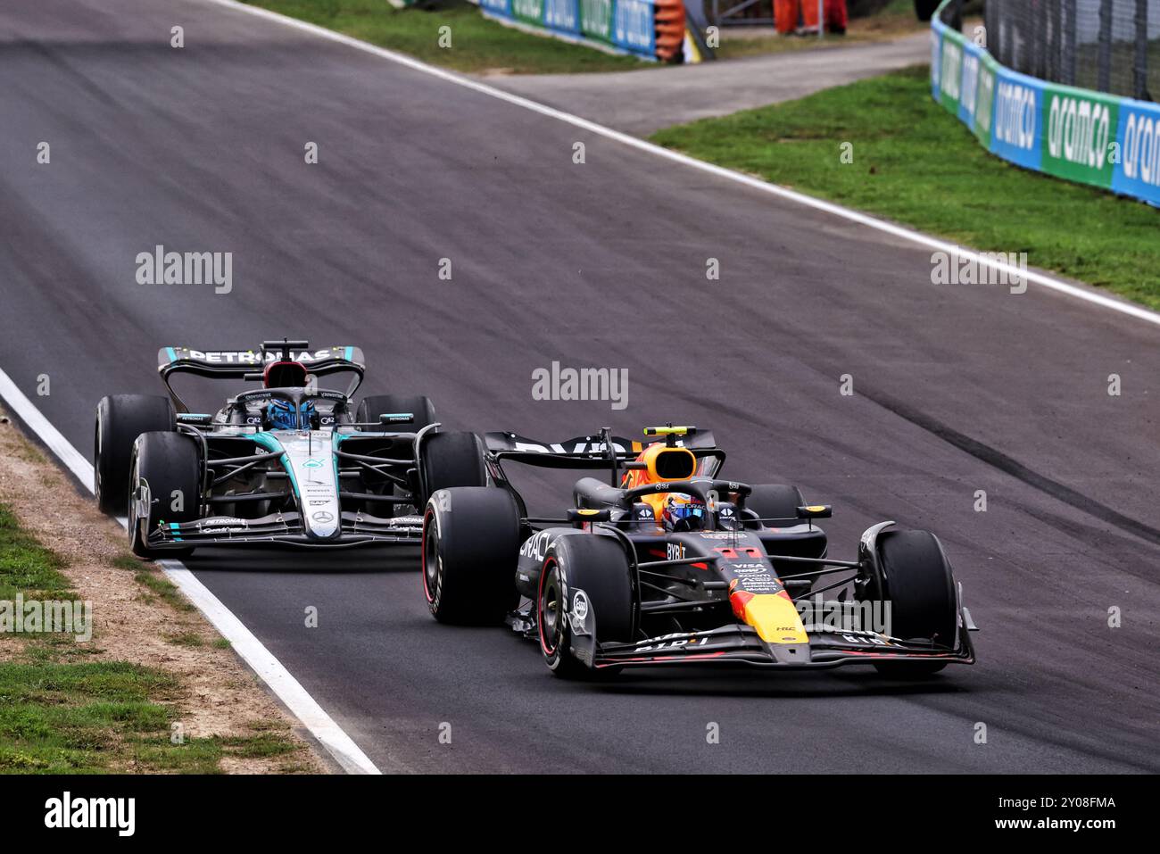 Monza, Italy. 01st Sep, 2024. Sergio Perez (MEX) Red Bull Racing RB20 ...