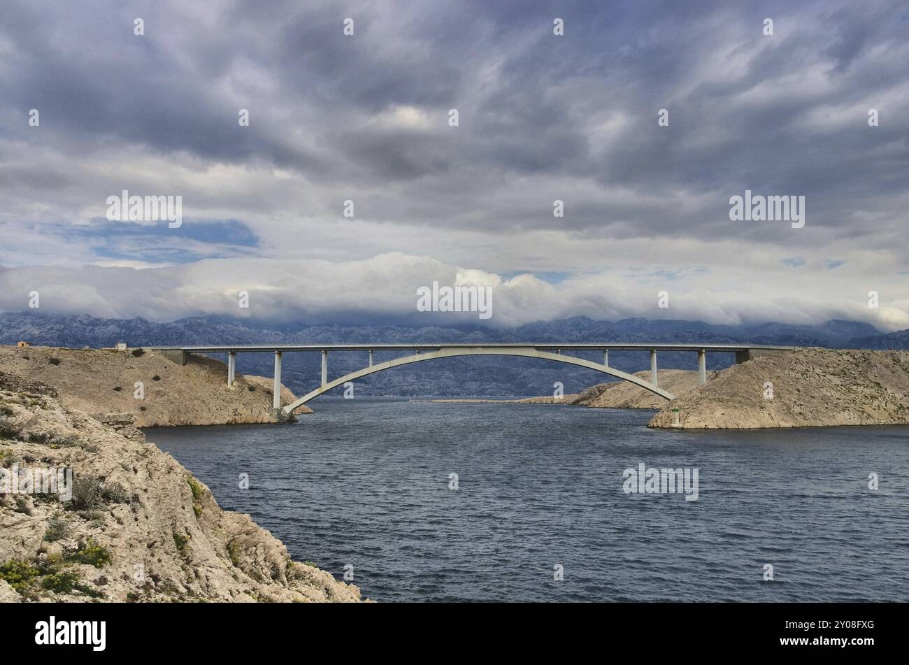 Pag bridge, Pag bridge 22 Stock Photo - Alamy