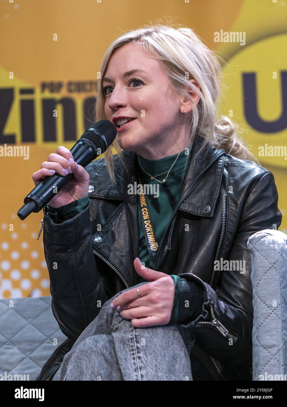 DORTMUND, GERMANY, December 7th 2019: Emily Kinney (*1985, actress, The ...