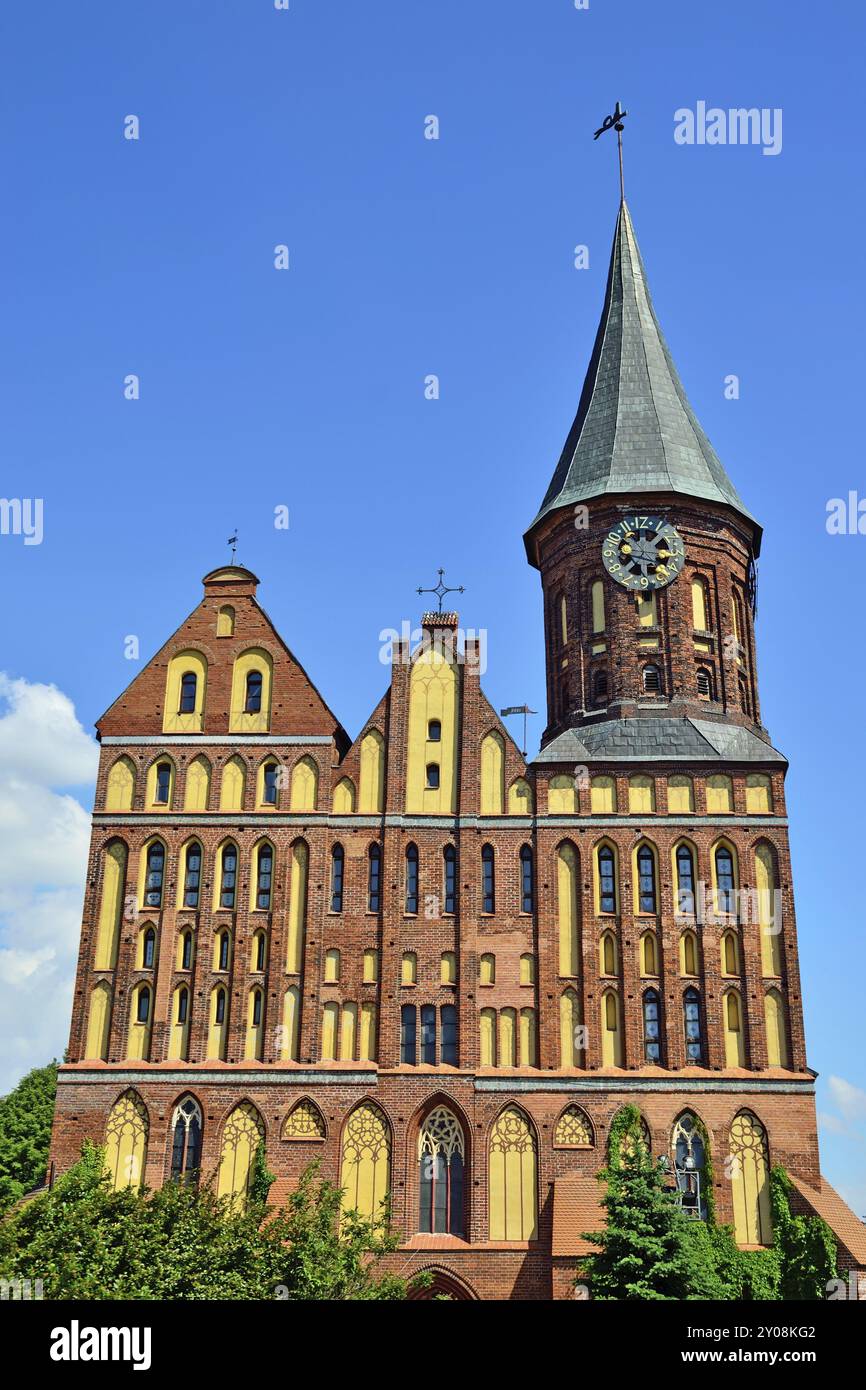 Koenigsberg Cathedral, Gothic temple of the 14th century. Symbol of ...