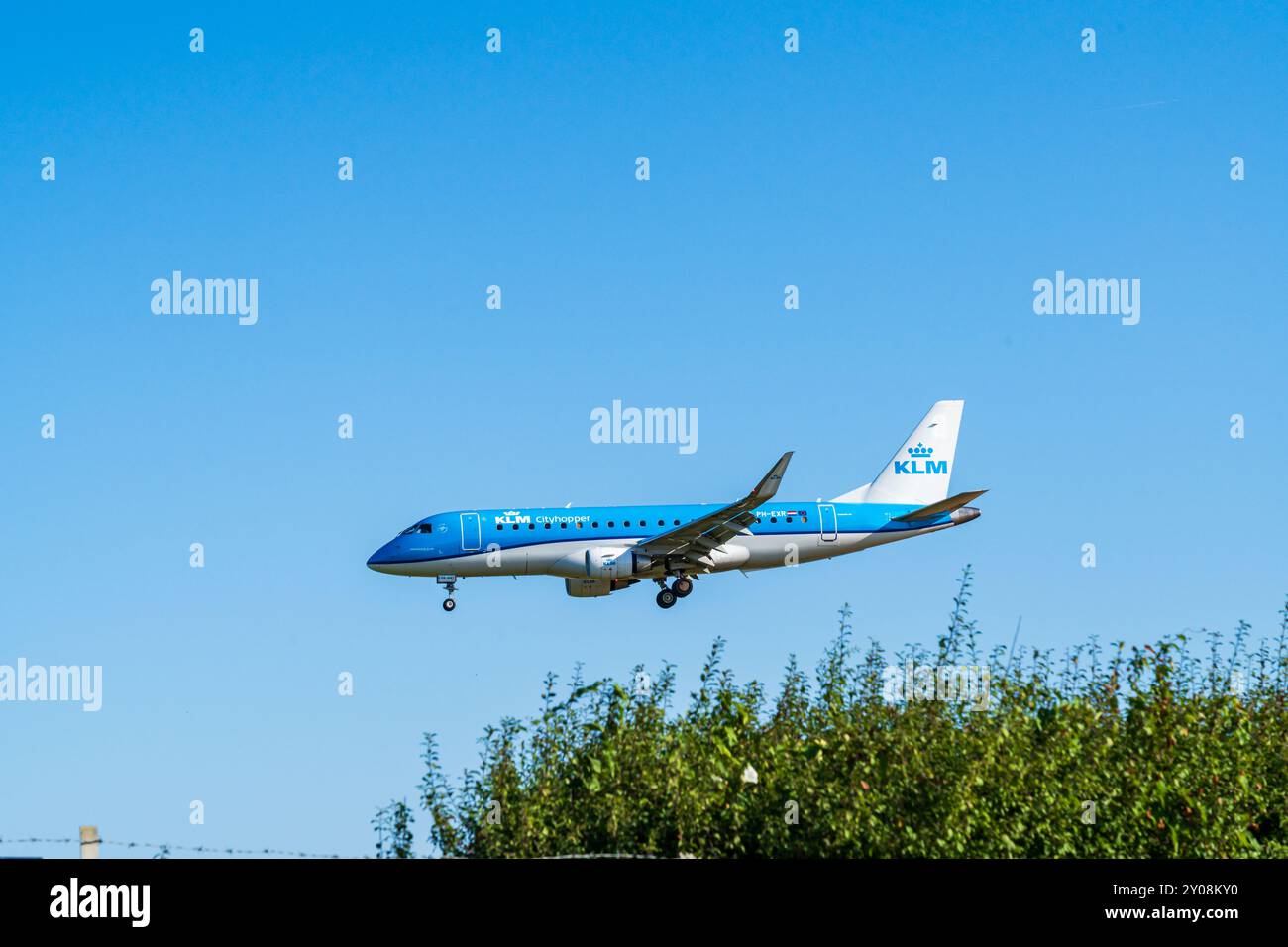 Norwich, UK - August 30 2024: KLM Royal Dutch Airlines city hopper ...