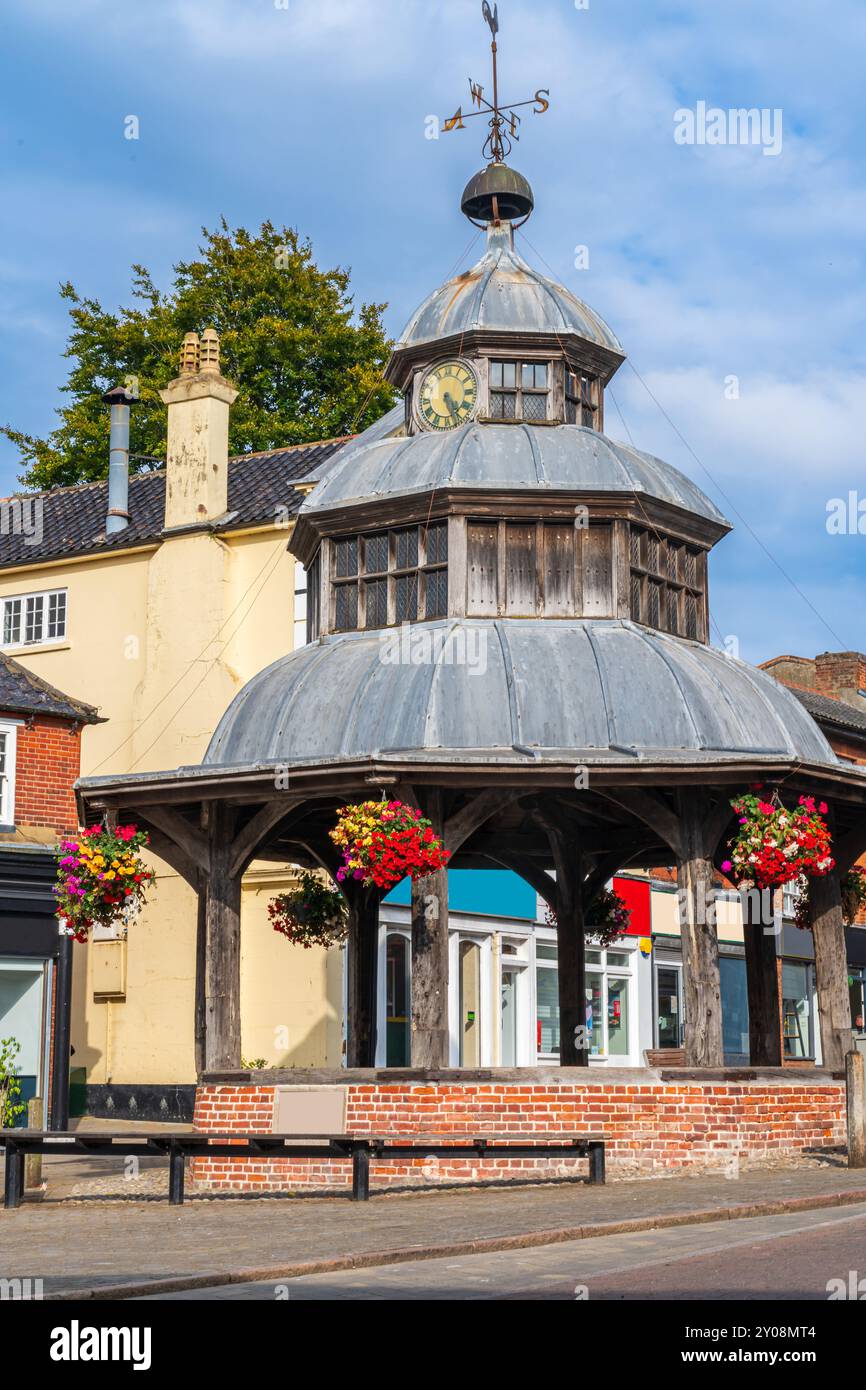 Town Bandstand or Market Cross in North Walsham, North Norfolk, UK ...