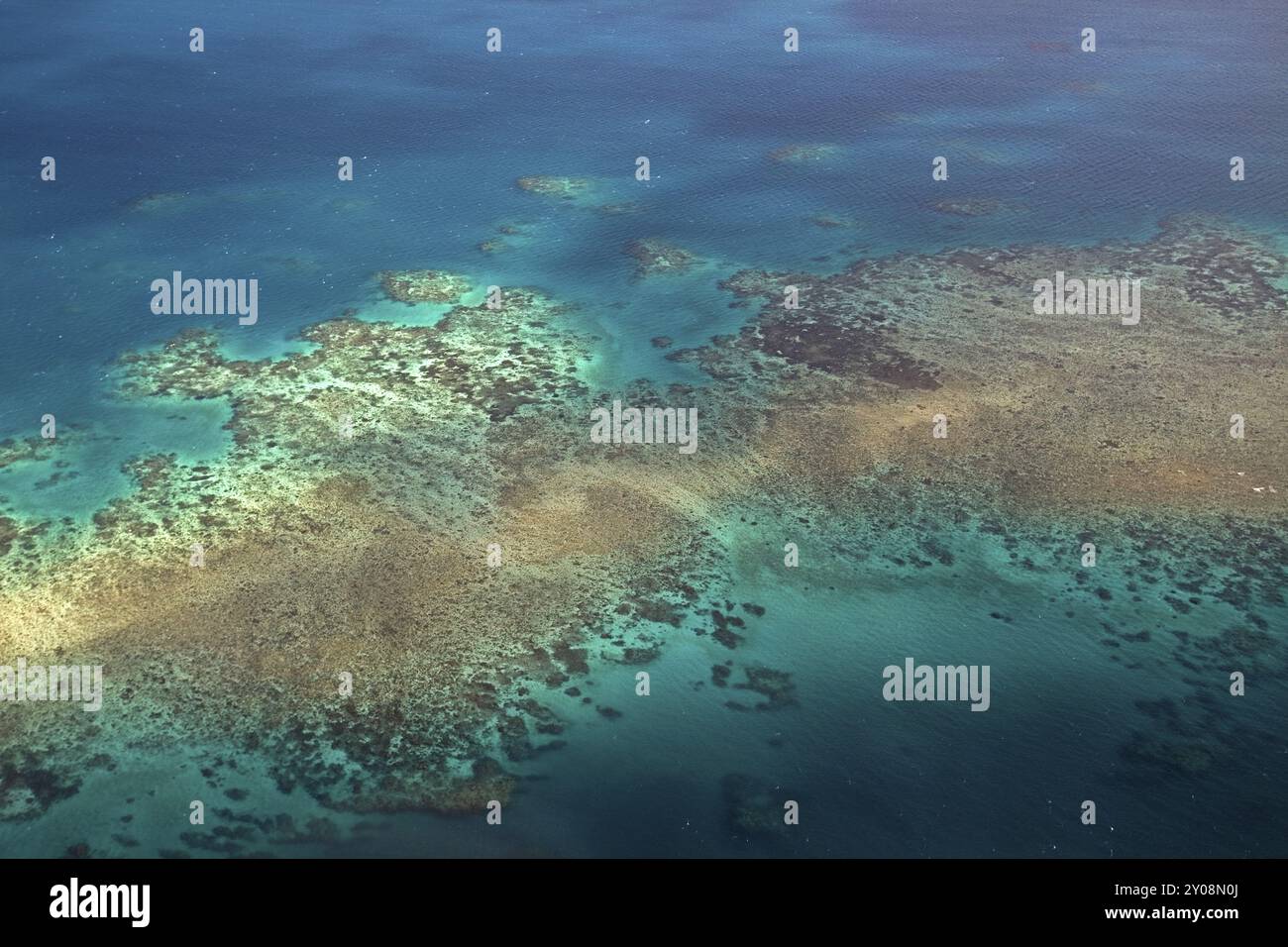The Great Barrier Reef World Heritage Site near Port Douglas Stock ...