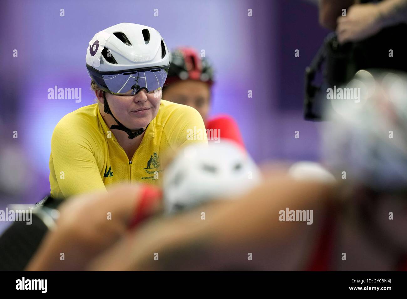 Australia's Angela Ballard prepares to compete at the women's 800 m ...