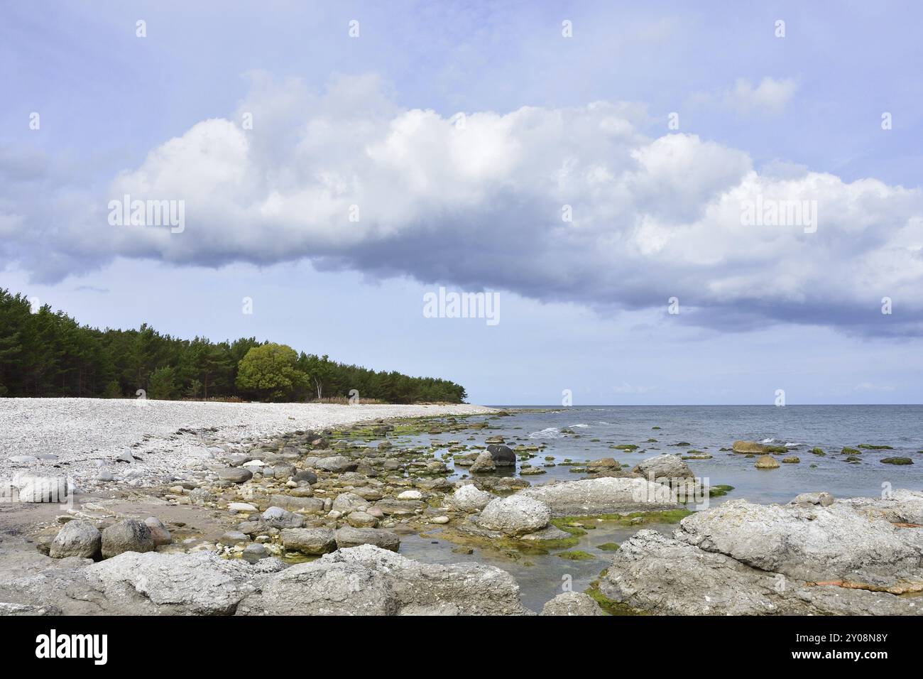 At the Faroe lighthouse on Gotland. Lighthouse at faro gotland Stock ...