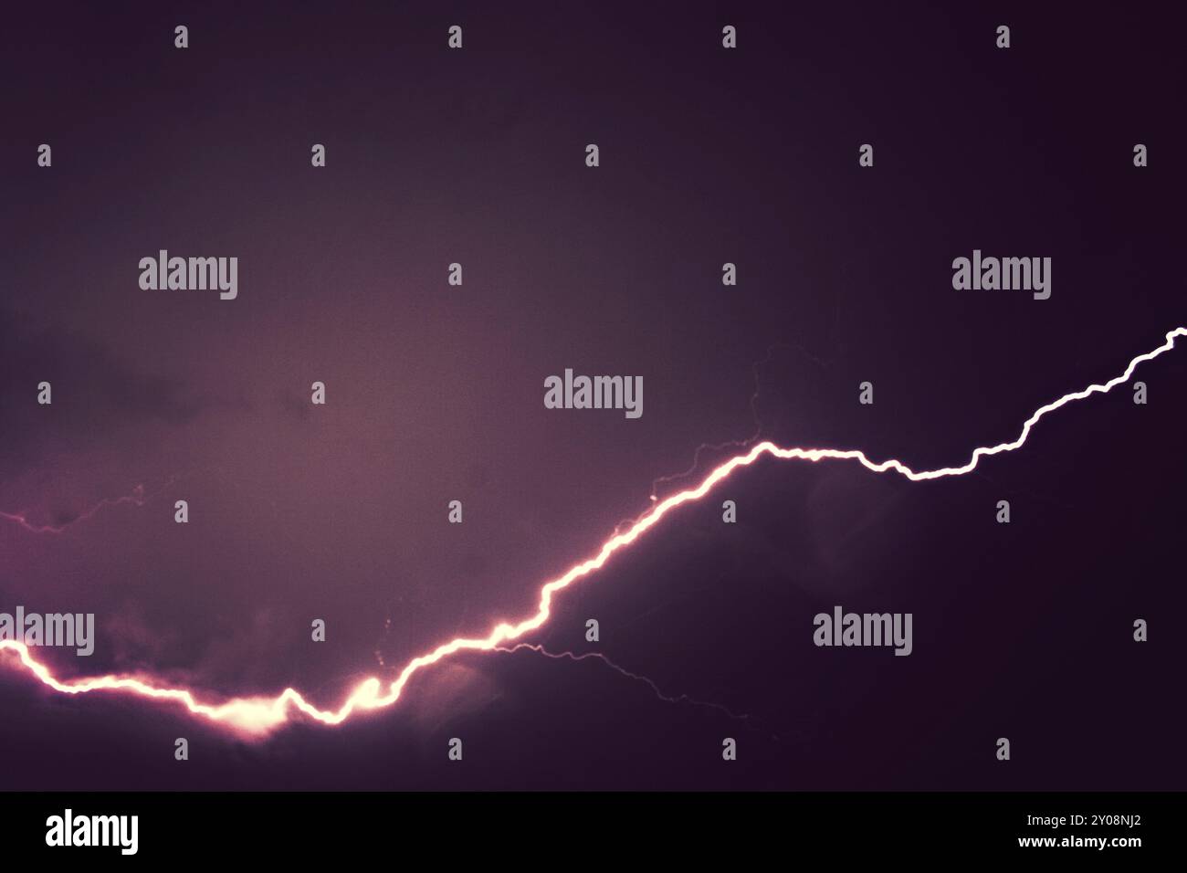 Lightning strike dramatic thunderclouds hi-res stock photography and ...