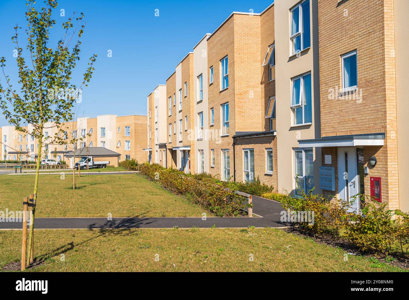 New apartment build in the UK, example of modern apartments built in ...