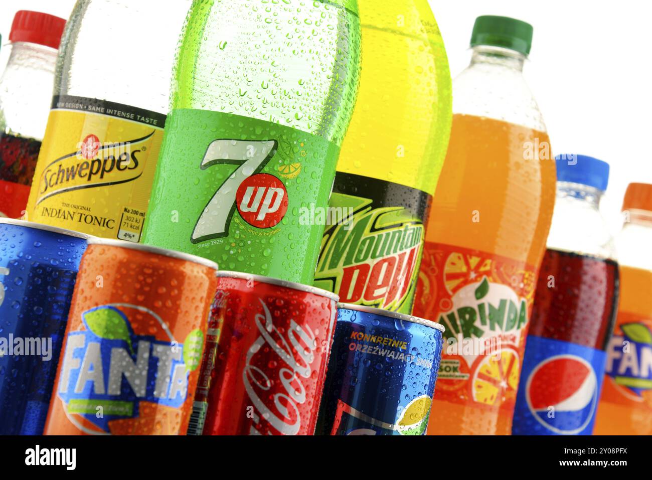Global soft drink market is dominated by brands of few multinational ...