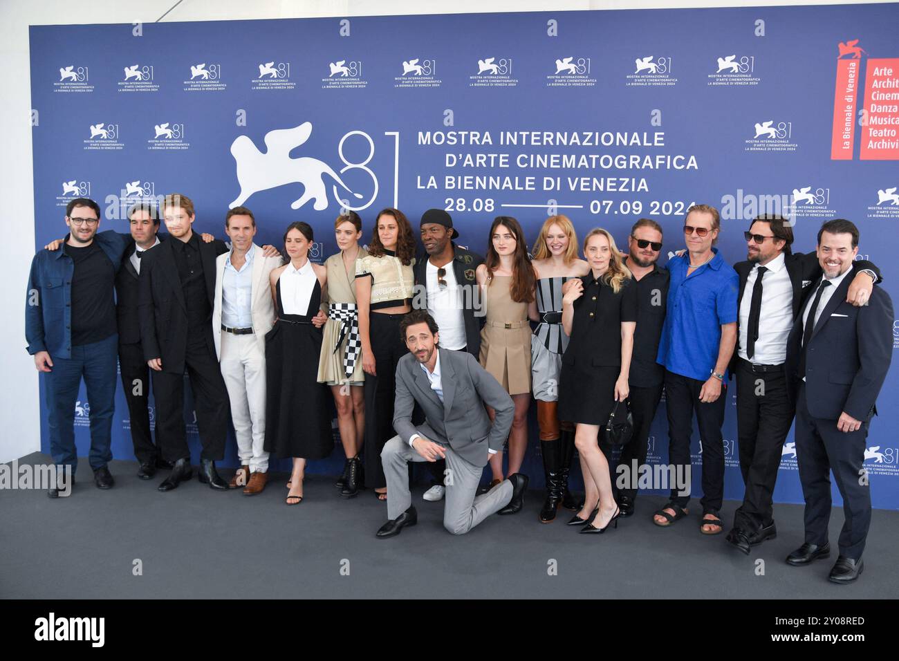 Joe Alwyn, Alessandro Nivola, Felicity Jones, Stacy Martin, a guest, Isaach De Bankole, Raffey ...
