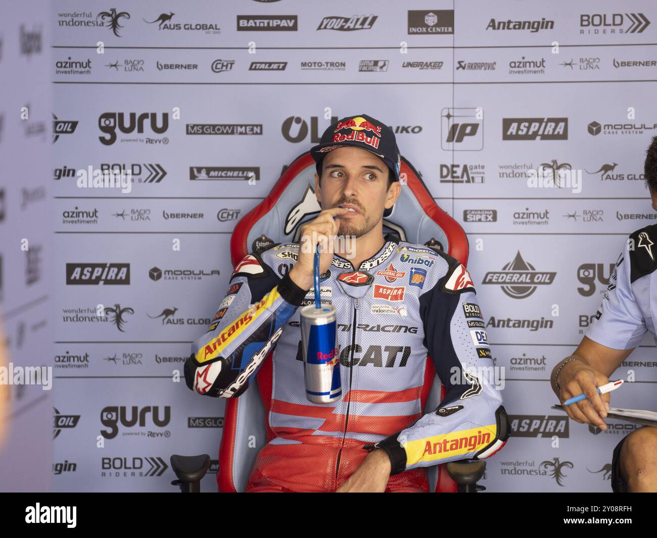 73 Alex Marquez (Spa-Gresini Racing Ducati) during the Moto Grand Prix ...