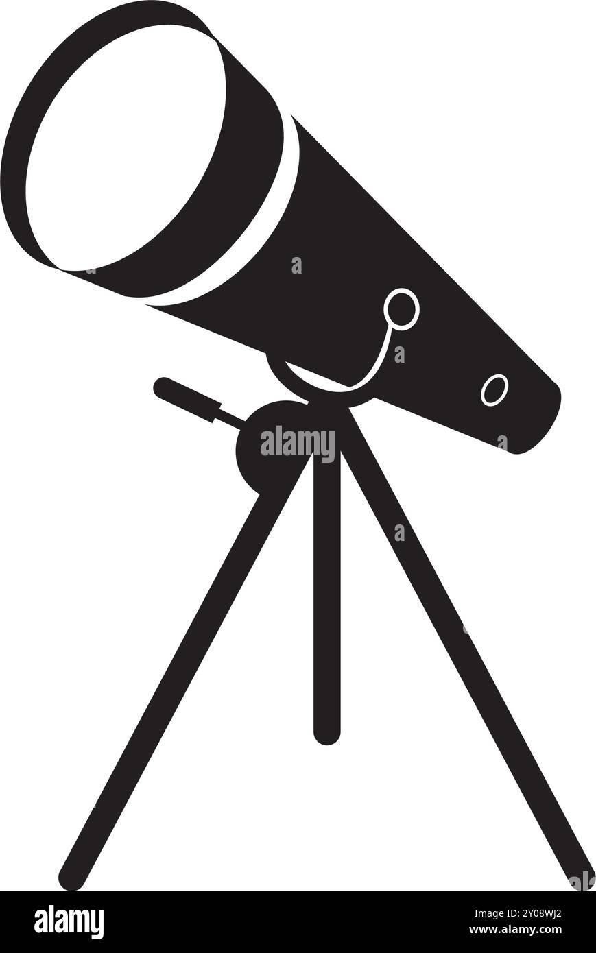 Telescope illustration icon element design Stock Vector Image & Art - Alamy