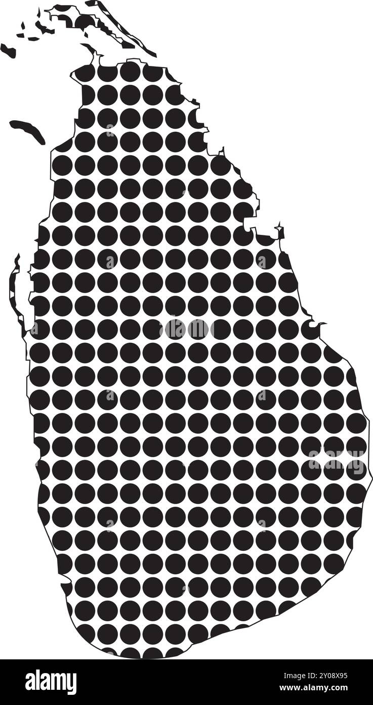 Sri Lanka map icon illustration element design Stock Vector Image & Art ...