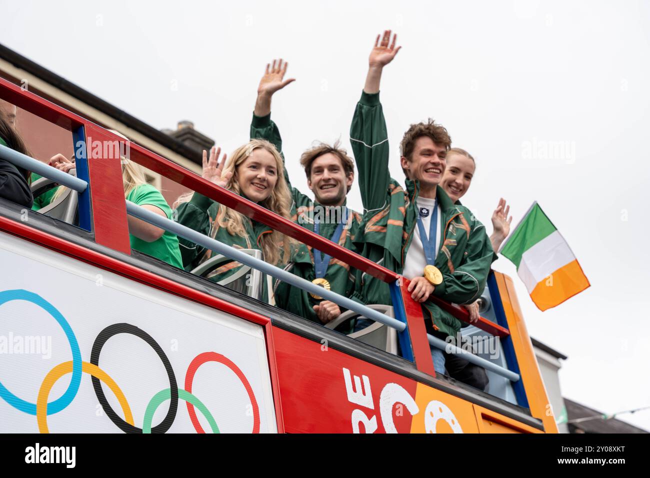 Paul O'Donovan and Fintan McCarthy during an Olympic homecoming event ...
