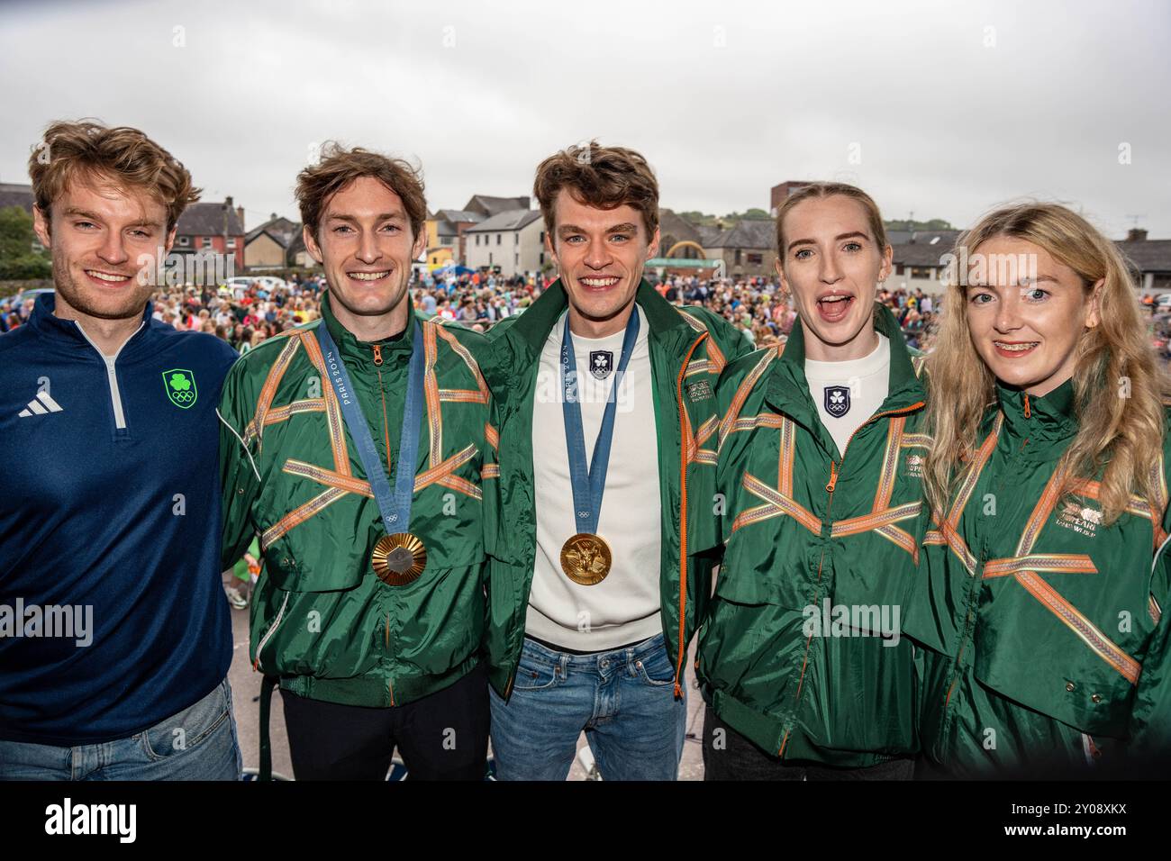 (left to right) Jake McCarthy, Paul O'Donovan, Fintan McCarthy, Emily ...
