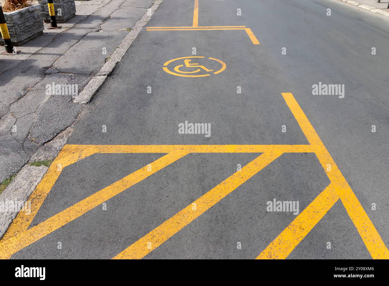 Parking only for disabled drivers. Free Parking space for PWD ...