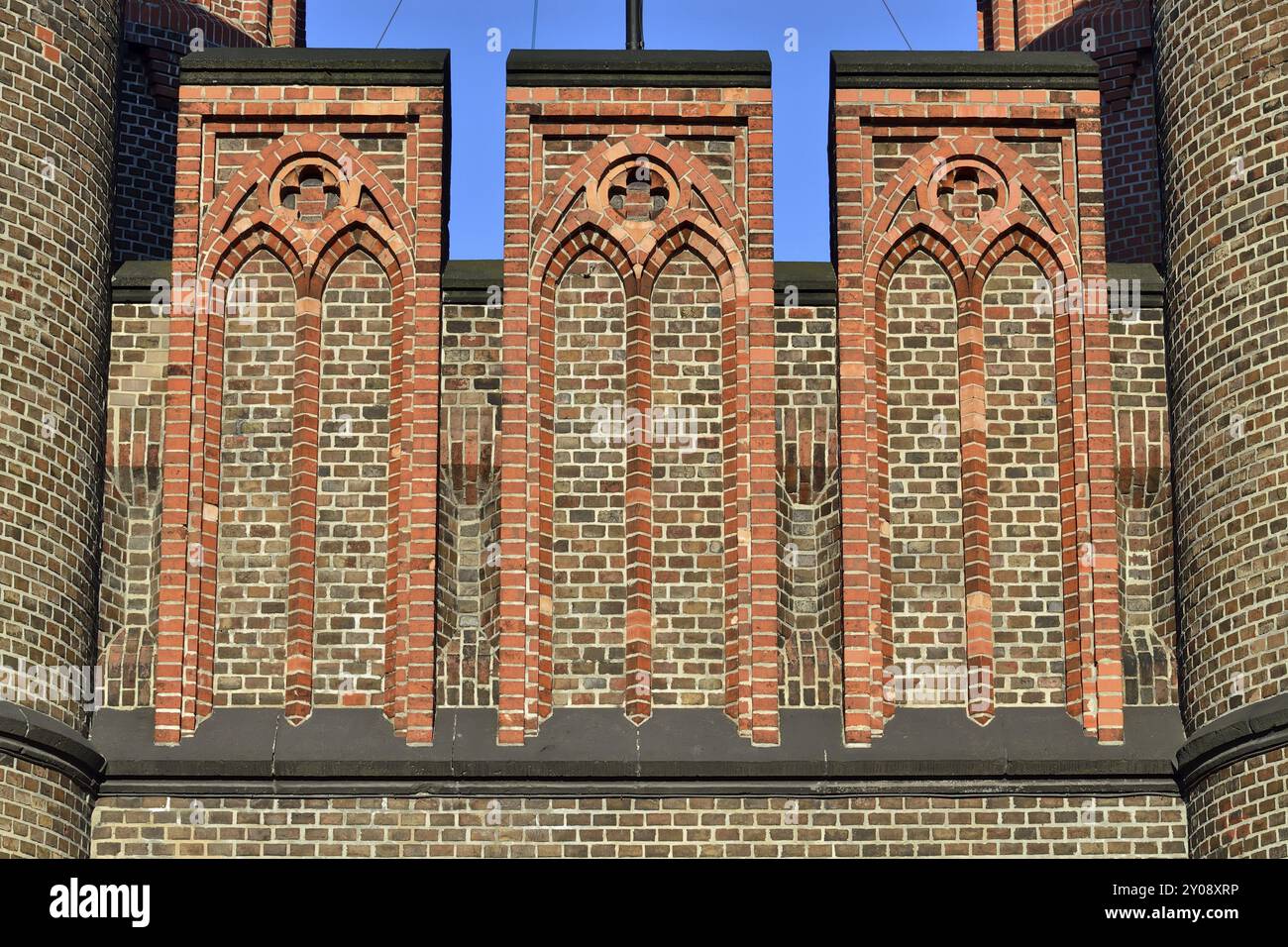 Friedrichsburg Tor, old German fortress in Koenigsberg. Kaliningrad ...