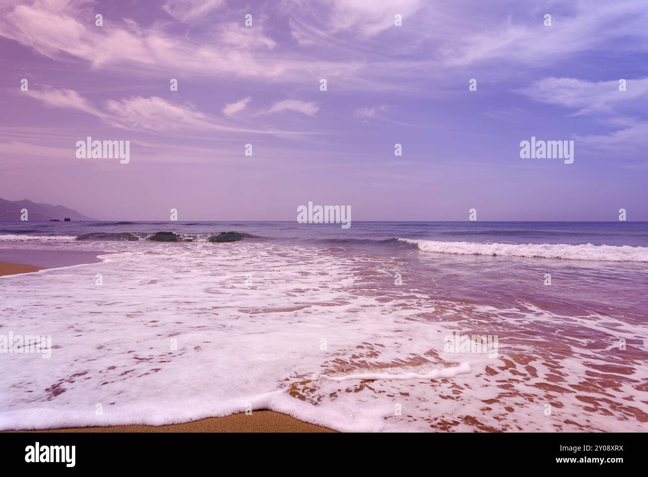 Glyfada Beach on the island of Corfu, Greece, Europe Stock Photo - Alamy