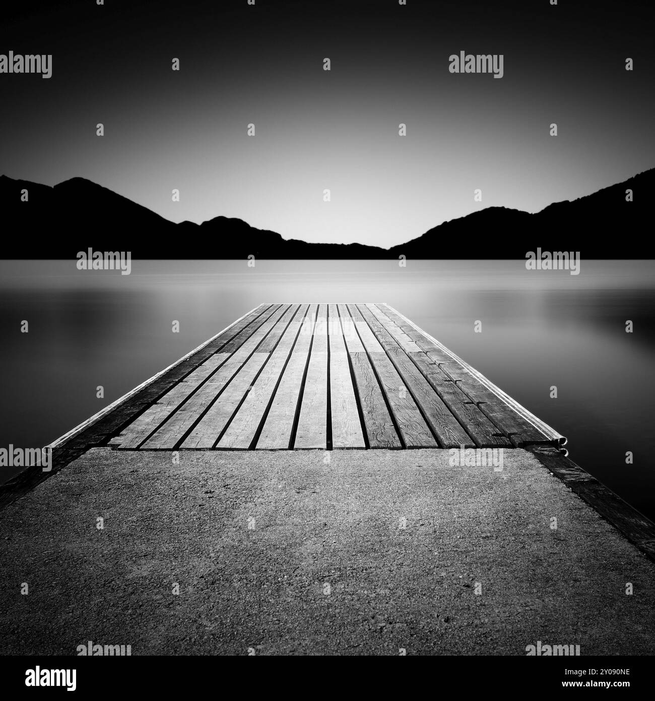 Long corridor view Black and White Stock Photos & Images - Alamy