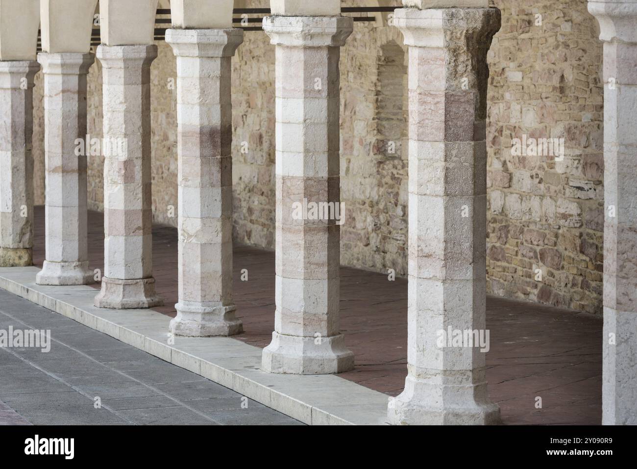 Historic pillars in Italy Stock Photo - Alamy