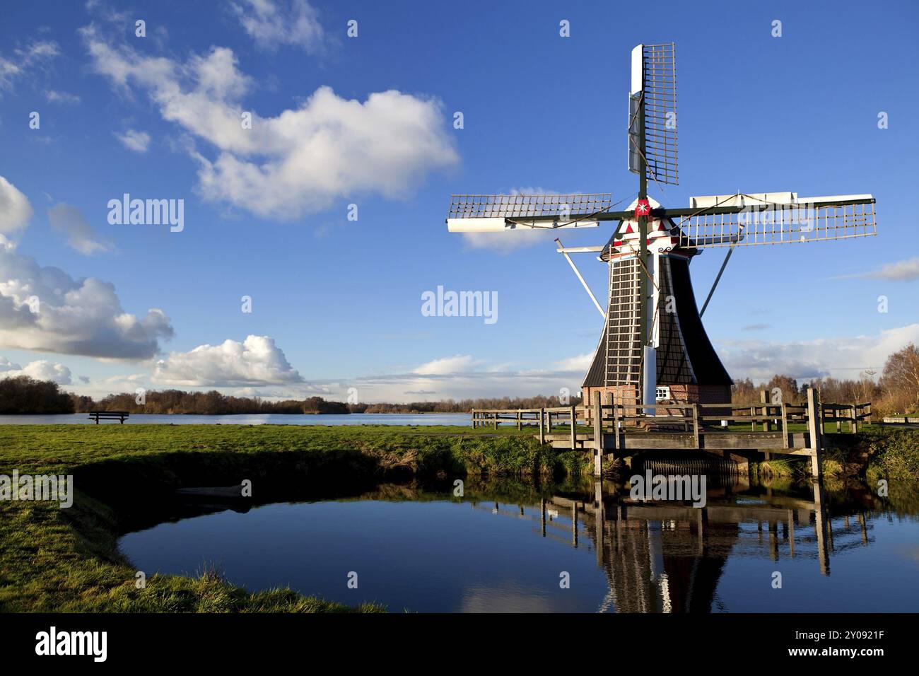 Charming dutch windmill over hi-res stock photography and images - Alamy