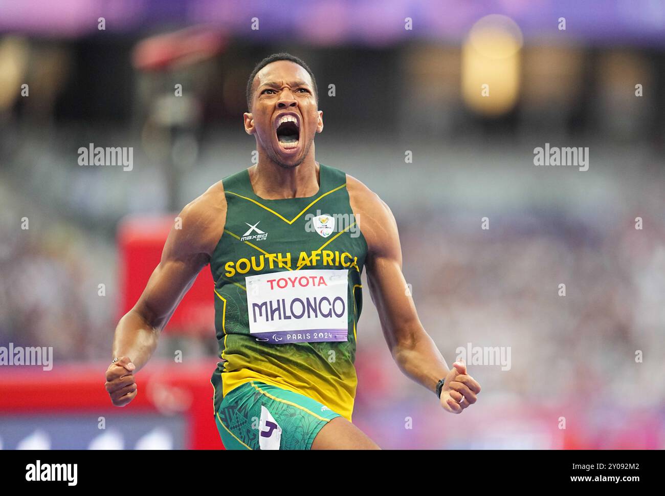 Stade de France, Paris, France. 01st Sep, 2024. Mpumelelo Mhlongo of ...