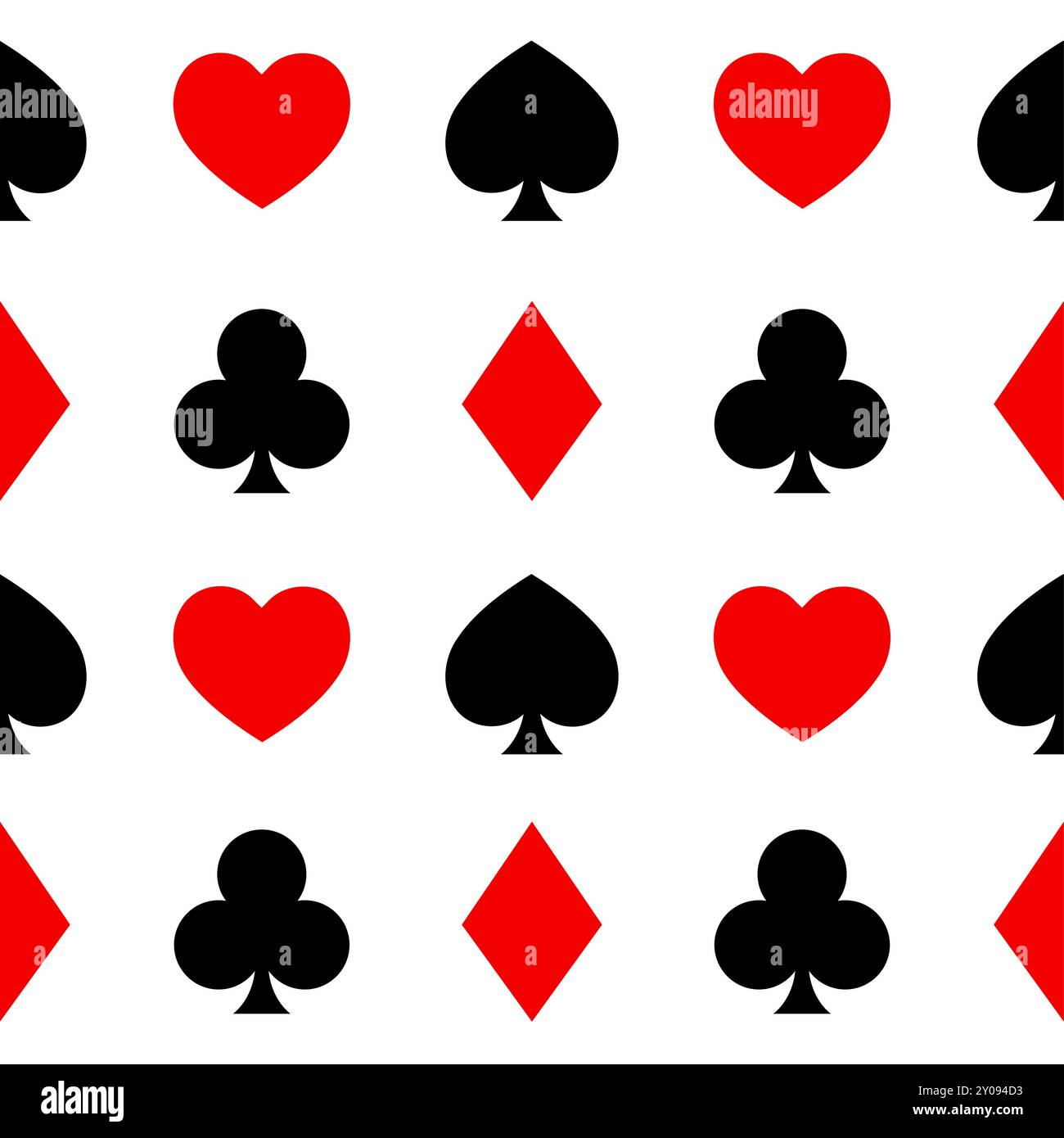 Playing Card Symbols seamless pattern texture Stock Vector Image & Art ...