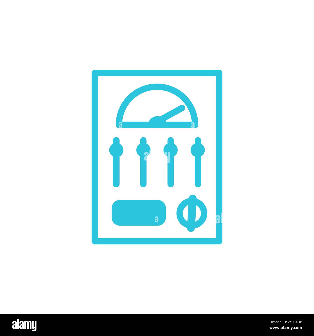 Industrial mixer control panel Cut Out Stock Images & Pictures - Alamy