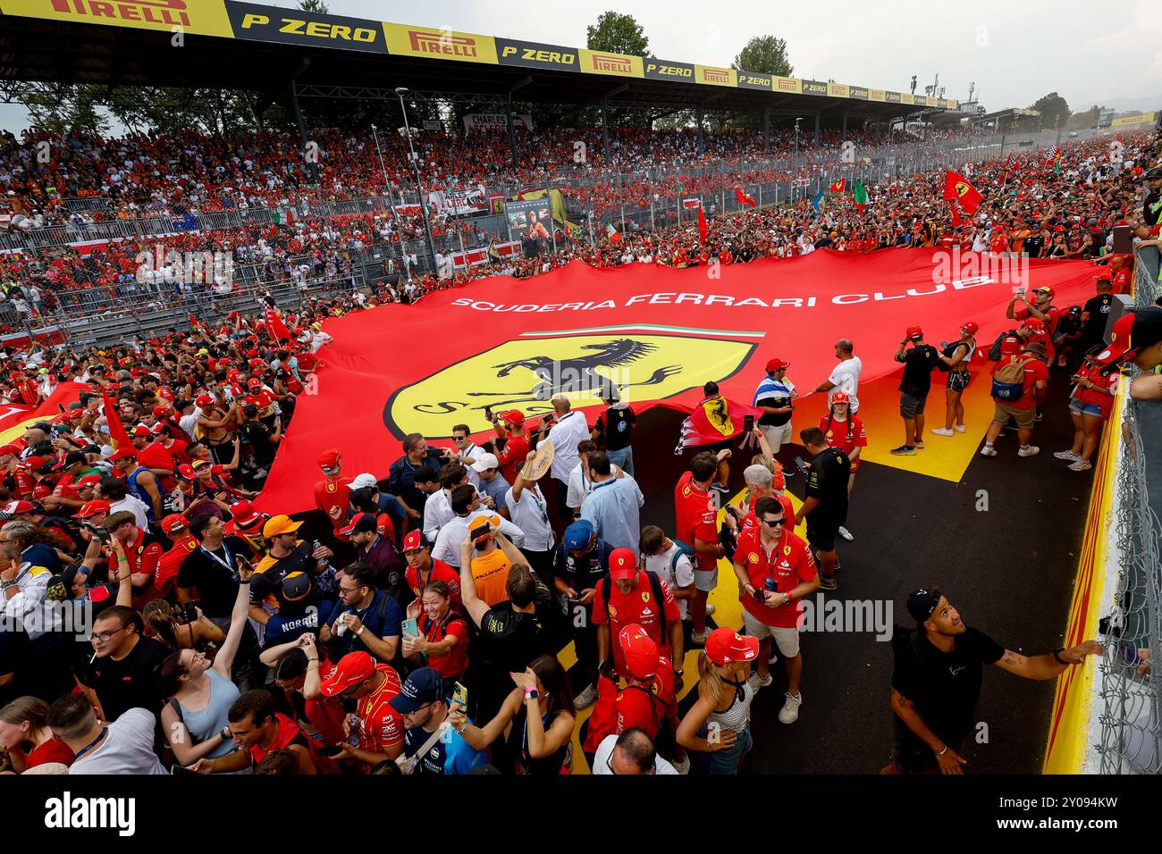 Scuderia Ferrari, fans, supporter, tiffs during the Formula 1 Pirelli ...