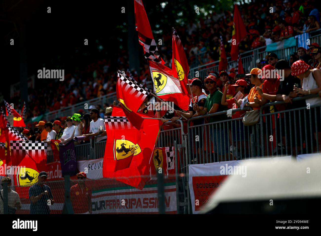 Scuderia Ferrari, fans, supporter, tiffs during the Formula 1 Pirelli ...