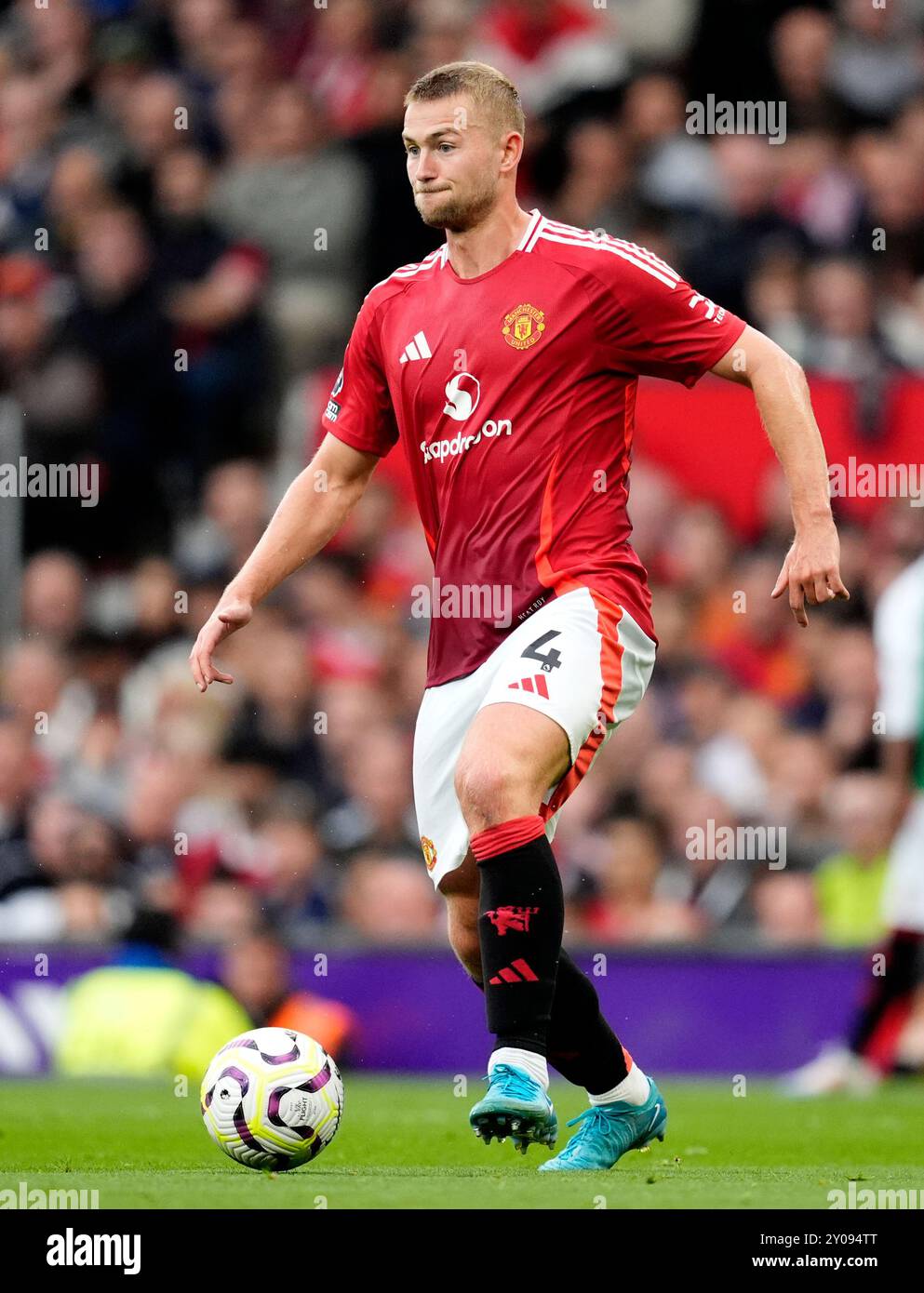 Manchester United's Matthijs de Ligt during the Premier League match at ...